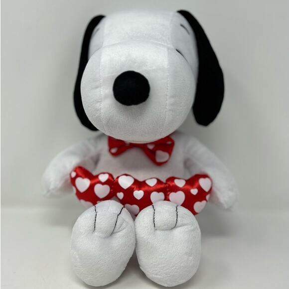 Peanuts | Toys | Peanuts Snoopy Valentine Red Heart Bow Tie Holding A ...